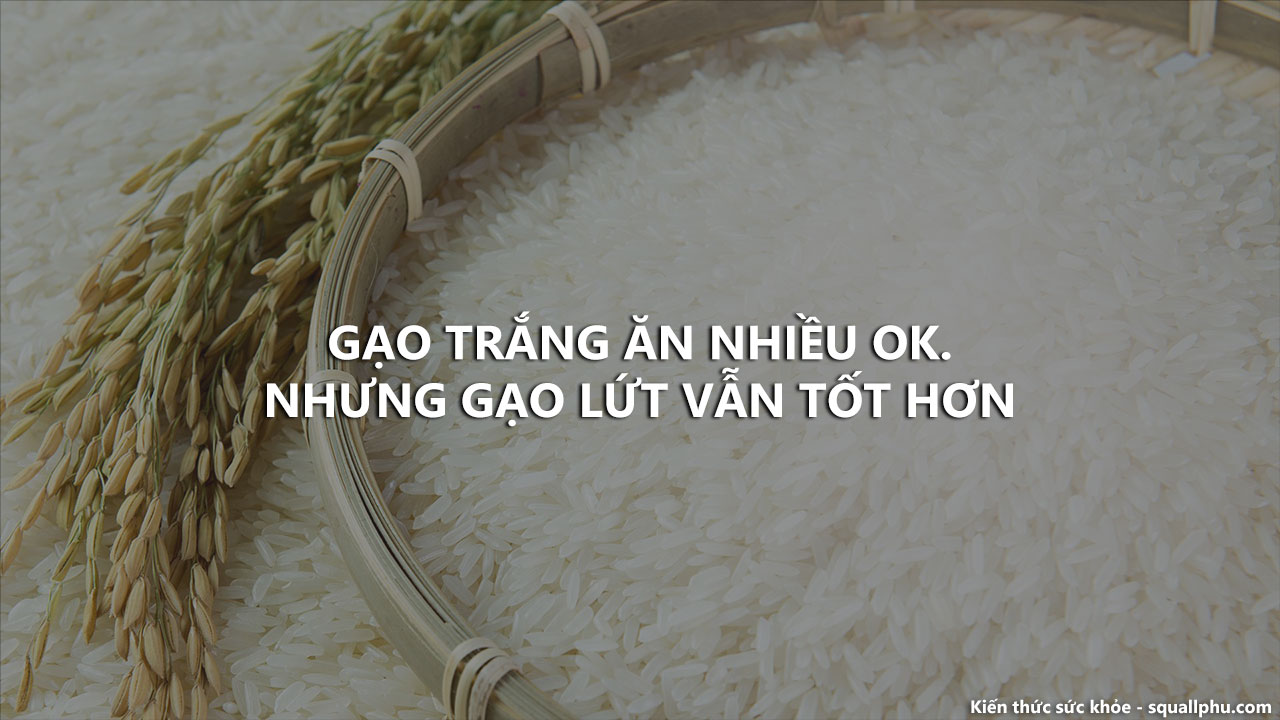 Gạo lứt và gạo trắng, loại nào tốt hơn? tại sao? | Squallphu